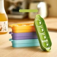China Flexible 4-grid Ice Molds For Freezer Easy Release Stackable Ice Trays For Cocktail for sale