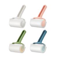 China Tearable Roll Paper Sticky Roller Dust Wiper Pet Hair Clothes Carpet Tousle Remover Replaceable Home Cleaning Brush Accessories for sale