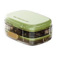 China Travel Pill Organizer Box with Large Compartments Portable Pill Case Weekly Medicine Container for Vitamins Fish Oils Supplements for sale