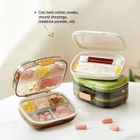 China Travel Pill Organizer Box with Large Compartments Portable Pill Case Weekly Medicine Container for Vitamins Fish Oils Supplements for sale