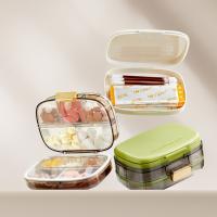 China Travel Pill Organizer Box with Large Compartments Portable Pill Case Weekly Medicine Container for Vitamins Fish Oils Supplements for sale