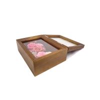 China Wedding Decorations Solid Wood Picture Frames With Preserved Flowers for sale