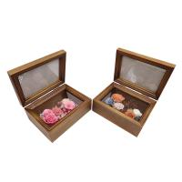 China Customized Wooden Photo Frames Decorations With Pollen Preserved Rose for sale