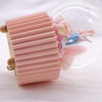 China Decorative Glass Flower Box Customized Color Gift For Marriage Proposals for sale