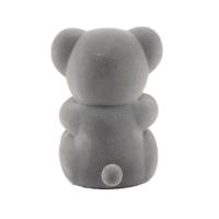 China Blue Artificial Preserved Rose Teddy Bear With Rich Romantic Look for sale