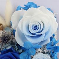 China Mother'S Day Preserved Rose Gift Box Solid Wood Photo Frame 15.5*8*20.5CM for sale