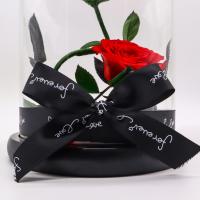 China Beauty And The Beast Preserved Rose Glass Dome For Christmas Gift for sale