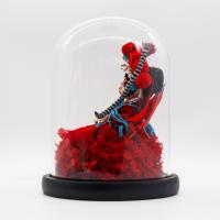 China Chinese Peking Opera Artificial Glass Rose Decoration Chinese Traditional Style for sale