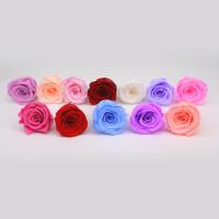 China Indoor Decoration Beautiful Preserved Rose Heads Customized Color for sale