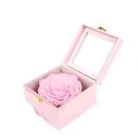 China Wedding Decorations Preserved Roses In A Box , Elegant Eternal Roses Box for sale