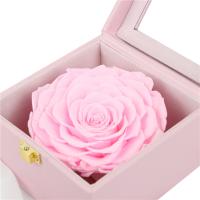 China Wedding Decorations Preserved Roses In A Box , Elegant Eternal Roses Box for sale