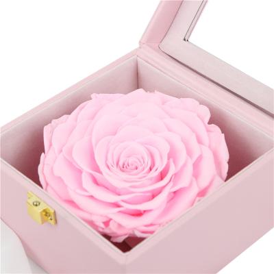 China Wedding Decorations Preserved Roses In A Box , Elegant Eternal Roses Box for sale