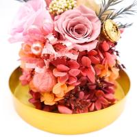 China Customized Everlasting Rose In Glass , Valentine'S Day Preserved Roses In Glass for sale