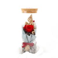 China Customized Flower Decoration In Marriage , Preserved Gypsophila Wishing Bottle for sale