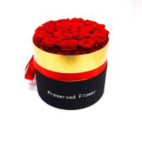 China Real Touched Preserved Rose Gift Box Never Fade Flowers With Natural Looking for sale