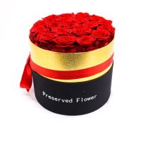 China Real Touched Preserved Rose Gift Box Never Fade Flowers With Natural Looking for sale