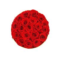 China Real Touched Preserved Rose Gift Box Never Fade Flowers With Natural Looking for sale