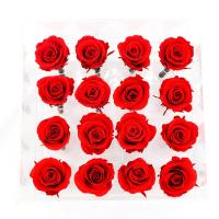 China Handmade Preserved Roses Live , Real Touch Flower Decoration For Wedding Reception for sale