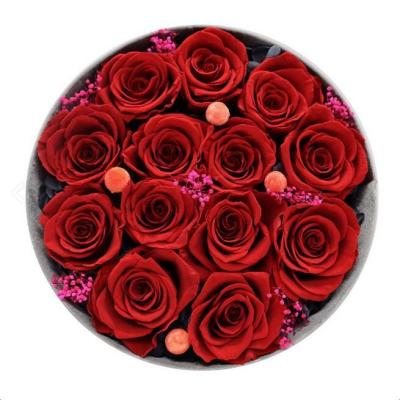 China Beautiful Preserved Rose Gift Box Wonderful And Long Lasting Gift for sale
