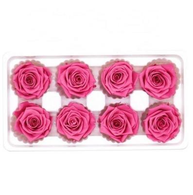 China 4-5cm Preserved Rose Heads Allergy Friendly Only For Indoor Use for sale