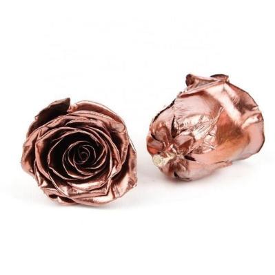 China Christmas Decoration Eternal Rose Gift , Preserved Real Rose Heads for sale