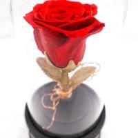 China Immortalized Glass Eternal Rose Bluetooth Speakers Keeping Fresh For Long Time for sale