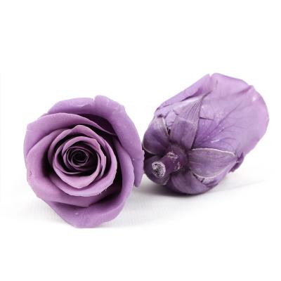 China Home Decor Artificial 5-6cm Preserved Rose Heads for sale
