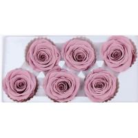 China Home Decor Artificial 5-6cm Preserved Rose Heads for sale