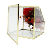 China 446g 16.5*15*14CM Glass Dome Rose For Valentine'S Day for sale