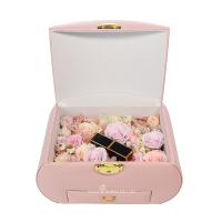 China Deluxe Eternal Rose Jewelry Box Is The Best Holiday Gift For Your Favorite Person for sale