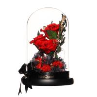 China Gifts For Lovers Hot Sell Eternal Roses Preserved Flowers On Valentine'S Day Gifts For Christmas And Mother'S Day for sale