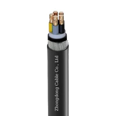 China 0.6/1kV Multi-Core Copper Conductor Low Voltage Cable with Steel Wire Armour 90℃ Rating for sale