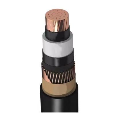 China 35KV Single Core Medium Voltage Cable XLPE Insulated 1x185mm² 1x300mm² Armoured Power Cable for sale