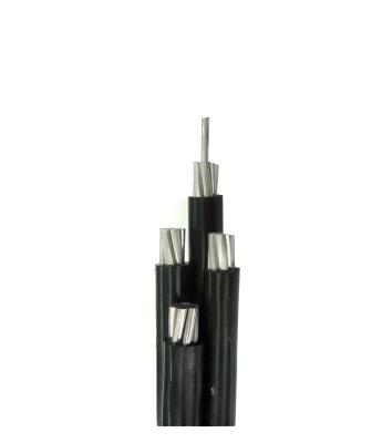 China PVC Insulation Aerial Bundled Cable Aluminum Conductor ABC Power Cable 600/1000V -10°C to 80°C for sale