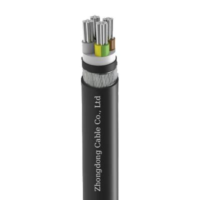 China Underground Galvanized Steel Wire Armored Cable XLPE Insulated NYR2Y NAYR2Y 3.5kV 90℃ Copper Aluminum for sale