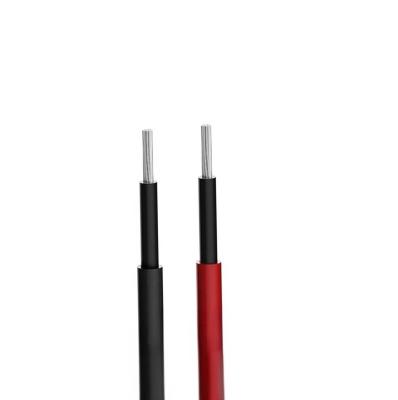 China Tinned Copper Solar Cable H1Z2Z2-K 4mm 6mm 10mm XLPO Sheath EN 50618 Certified for sale