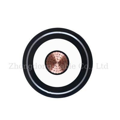 China XLPE Insulated High Voltage Cable 110kV Single Core Three Core PVC Shield 630-1600mm² Copper Conductor for sale