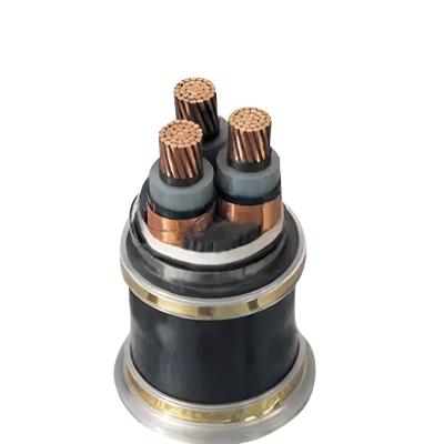 China Medium Voltage Power Cable 35kV XLPE Insulation PVC Sheath Copper Conductor 25-800mm² Cross-section for sale