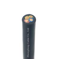 China 450V 750V Flexible Rubber Cable 3 or 4 Cores 2.5mm² to 150mm² H07RN-F Industrial Grade for sale