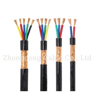 China 450/750V Copper Conductor Shielded Instrument Cable Twisted Pair with 200°C Temperature Rating and LSZH Sheath for sale
