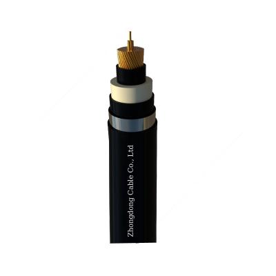 China Copper Conductor Lead Sheath High Voltage Power Cable 110kV XLPE Insulation - 64/110kV Rating, -30°C to 90°C Operating Range for sale