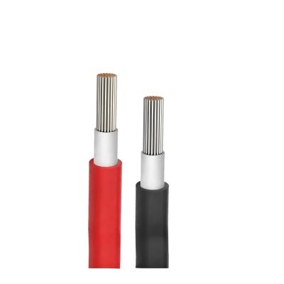 China PV1-F Solar Power Cable 0.6/1.0KV with XLPO Sheath - Temperature Range -40°C to +90°C for Photovoltaic Systems for sale