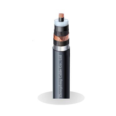 China HV 110kV XLPE Insulated Power Cable with 630-1600mm² Copper Core for High Voltage Distribution Systems for sale