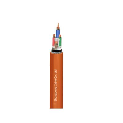 China Flame Retardant PVC Insulated Power Cable 0.6/1kV Steel Tape Armored Copper Conductor 4x300mm² for sale