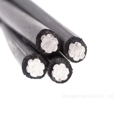 China 600V XLPE Insulation Aerial Bundled Cable ABC Overhead Twisted Cable 1kV Rating -40°C to +90°C Temperature Range for sale
