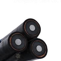 China Copper Wire Screen Aerial Bundled Cable ABC 3 Core AL/XLPE/HPDE MV 19Kv 33kV for sale
