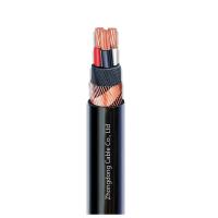 China Three Core LV Power Cable 0.6/1kV XLPE Insulated with Copper Wire Screen - 3.5kV Test Voltage, 90°C Operating Temperature for sale