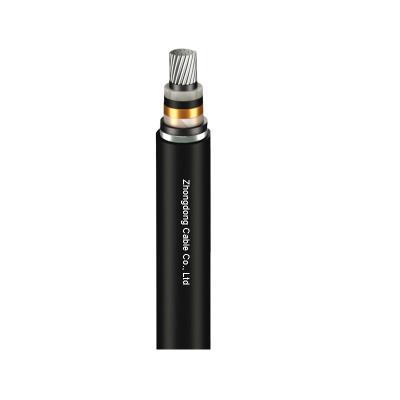 China 400sqmm Single Core Aluminium Power Cable Armoured STA 35kV with 22.0mm Conductor Diameter and 56.8mm Outer Diameter for sale