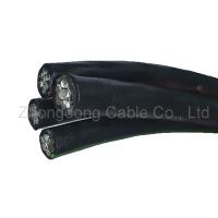 China Aluminium Conductor 4 Core ABC Cable 16-50mm² Low Voltage Aerial Bundled Cable with 72-165A Current Rating for sale