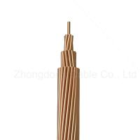 China Corrosion Resistant Solid Flexible Bare Copper Conductor Wire For Grounding Cable for sale